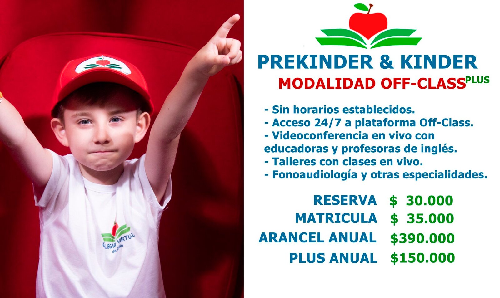 Reserva 2023 - Prekinder & Kinder Modalidad OFF-CLASS plus | Colegio ...